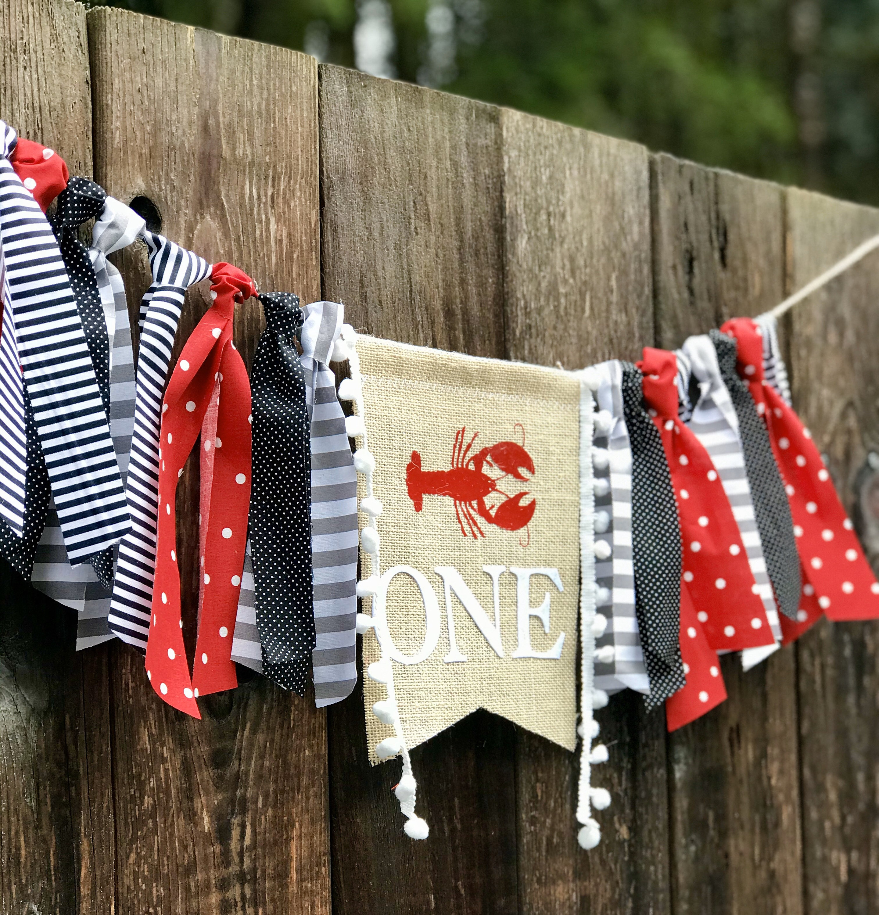 Crawfish 1st Birthday Decoration, Lobster First Birthday Party ...
