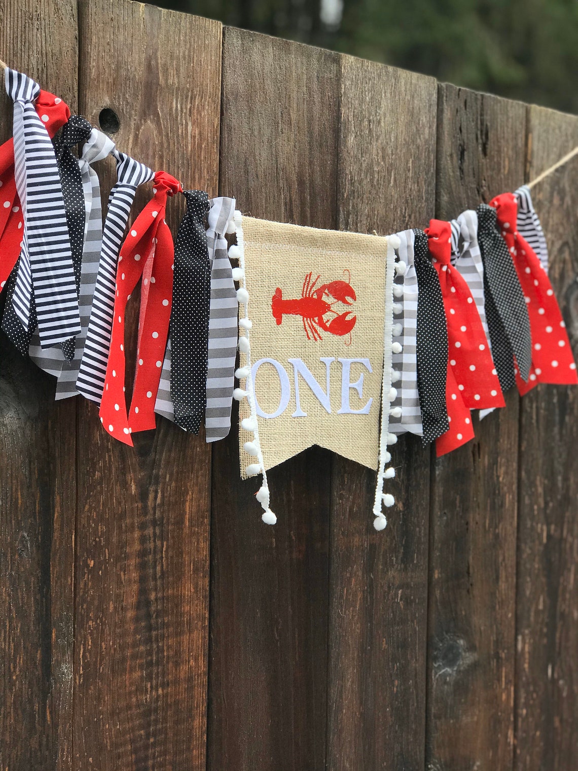 Crawfish 1st Birthday Decoration, Lobster First Birthday Party ...