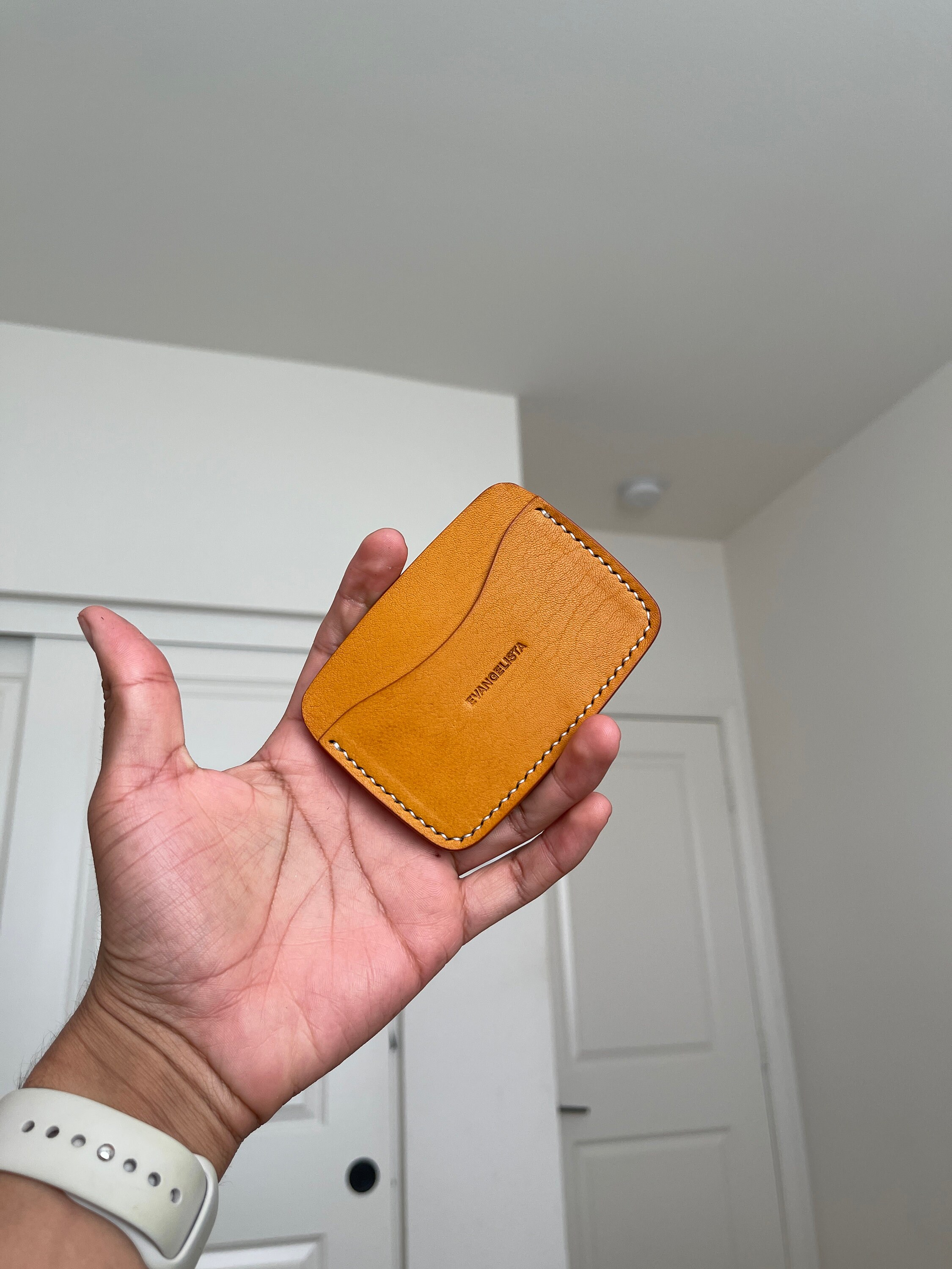 The Arc | Minimalist 3 Pocket Leather Wallet - Etsy