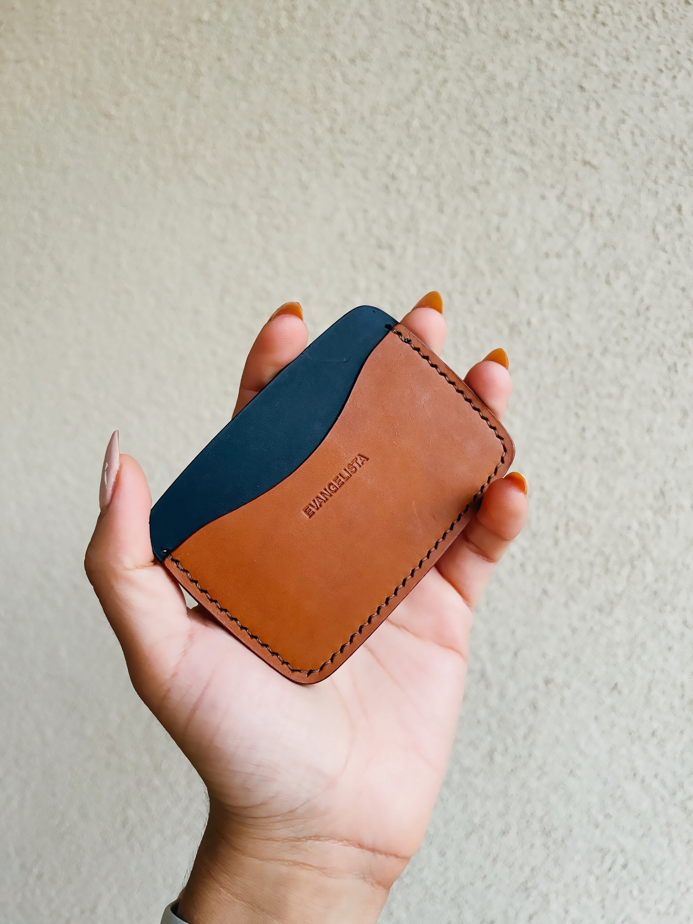 The Arc | Minimalist 3 Pocket Leather Wallet - Etsy