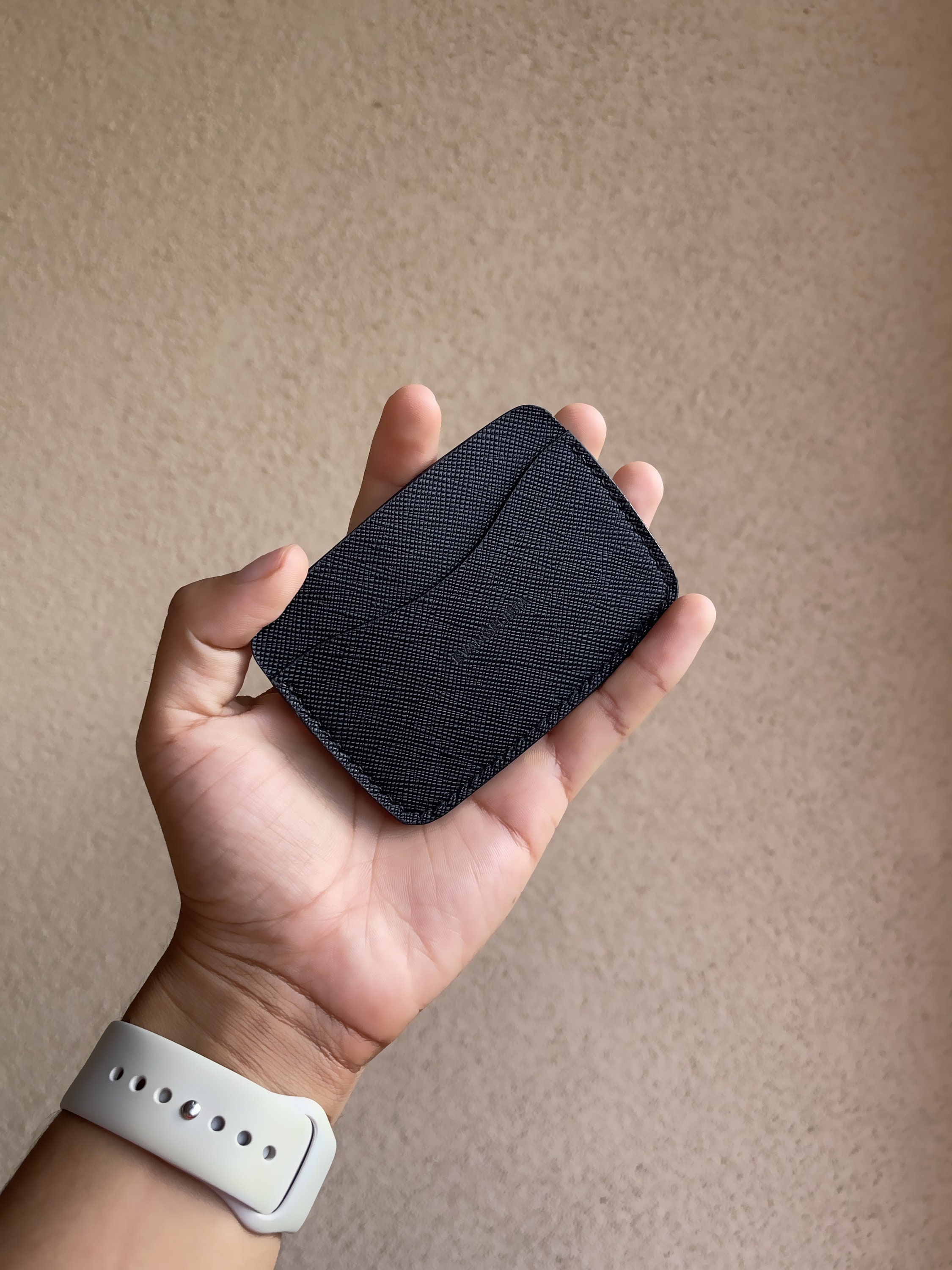 The Arc | Minimalist 3 Pocket Leather Wallet - Etsy