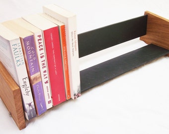 Oak Slate Design Long CD Rack Modern Contemporary Style - Etsy Nederland