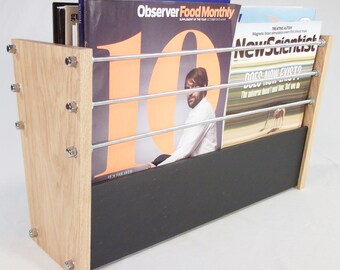 Oak Slate Design Letter Rack Modern Contemporary Style - Etsy