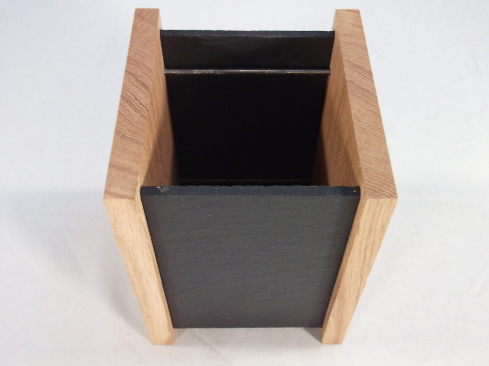 Oak Slate Design Kitchen Utensil Holder Modern Contemporary - Etsy