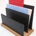 Oak Slate Design Letter Rack Modern Contemporary Style - Etsy