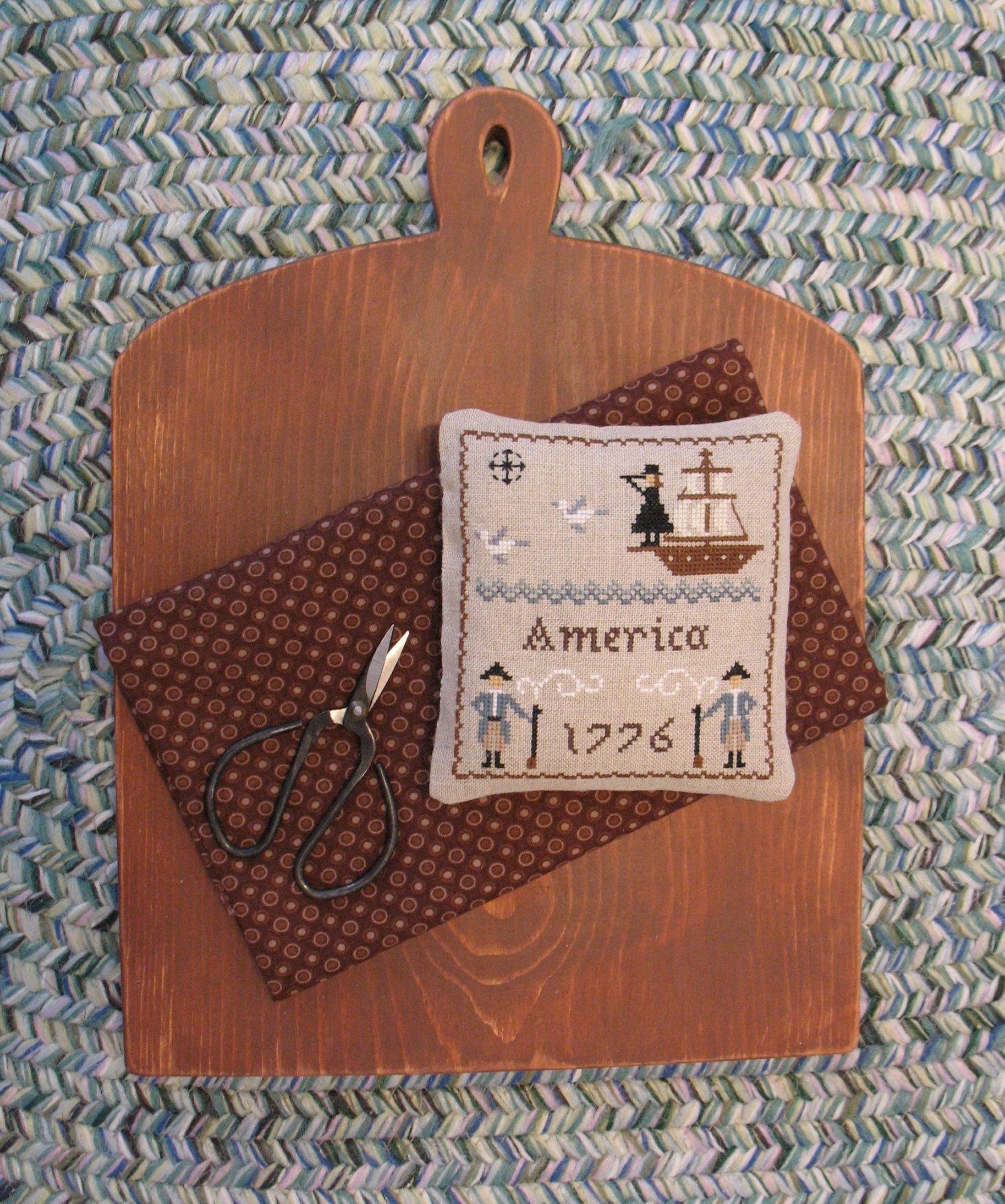 Primitive Cross Stitch Pattern PDF EARLY AMERICA - Etsy