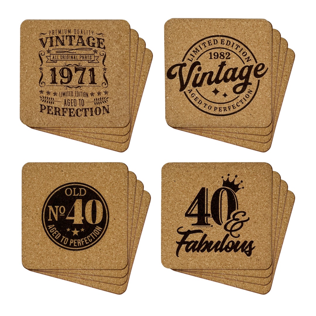 Custom Cork Coaster Sets | Personalized Cute Coasters in Multiple ...