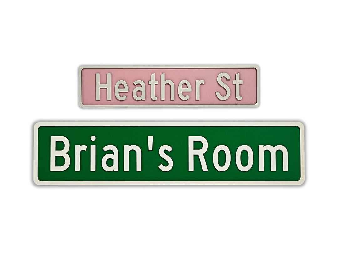 Custom Street Sign | Wooden Sign With Street Name | Personalized Street ...