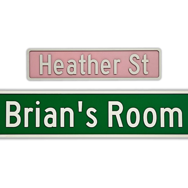 Laser Name Street Sign - Etsy