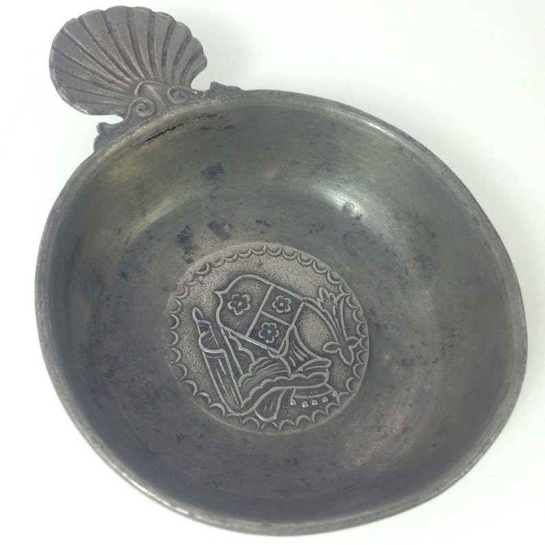 Antique French Wine Taster Small Pewter Dish Pewter Wine Taster - Etsy