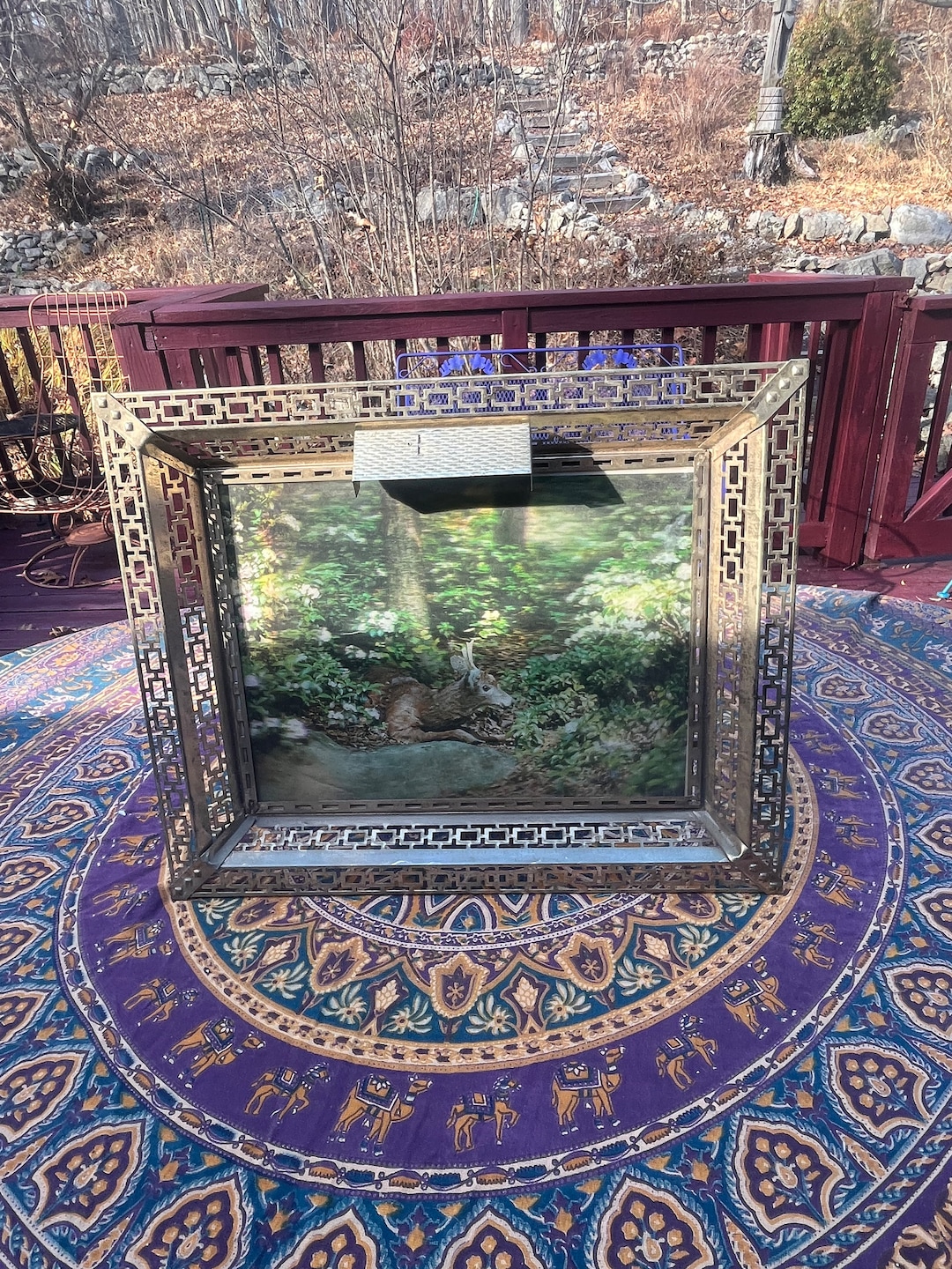 Vintage 1960s Era Deer Victor Anderson Lentograph - Etsy