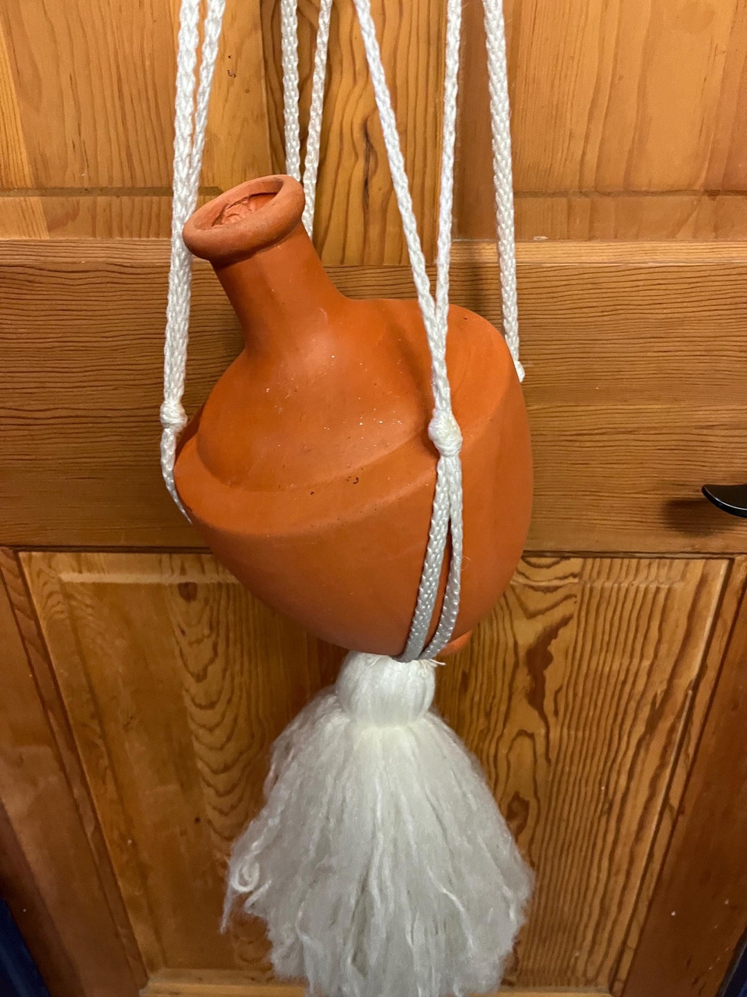 Vintage Hanging Clay / Adobe Pot - Etsy