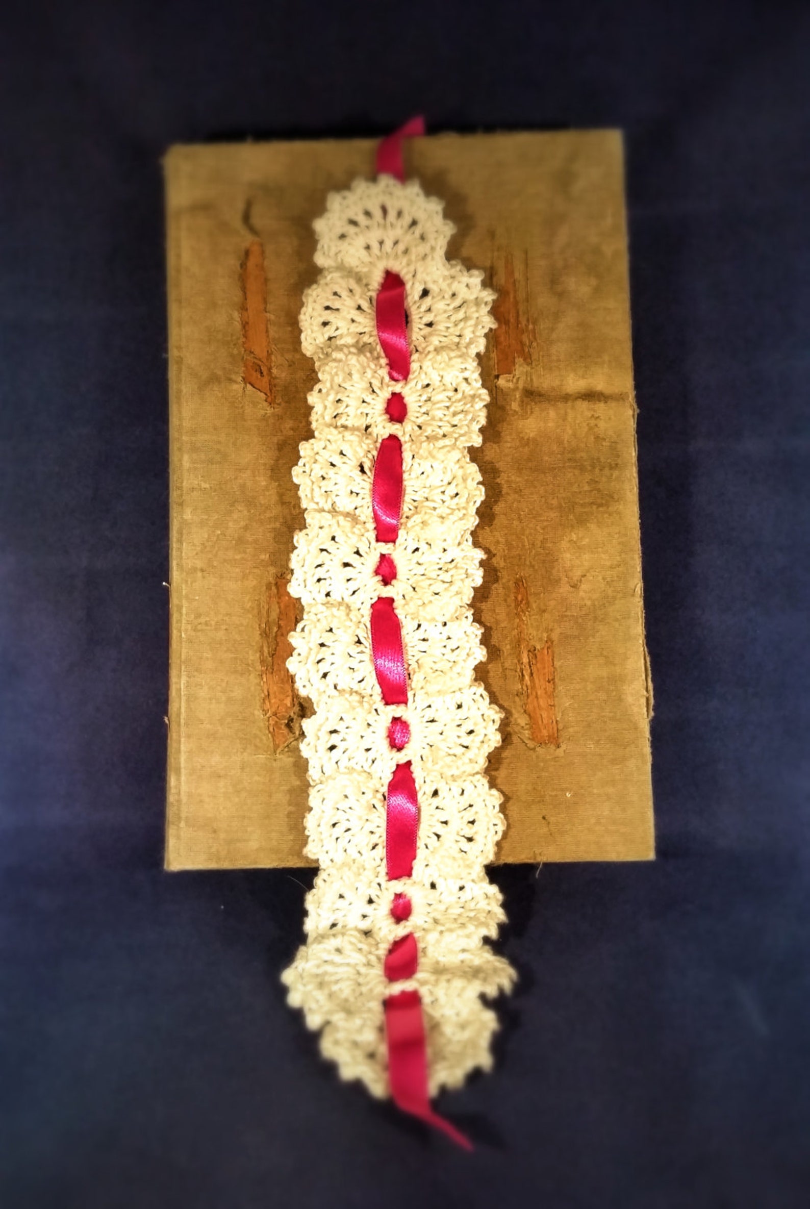 Beautiful Bookmark With Ribbon - Etsy