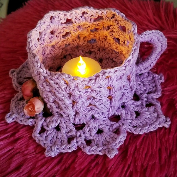 Crochet Tea Cup - Etsy