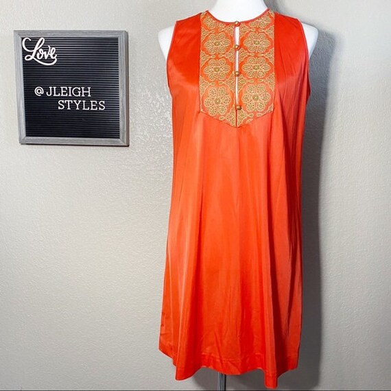 Vintage 1973 Gypsy Red Peignoir Set Nightgown and Rob… - Gem