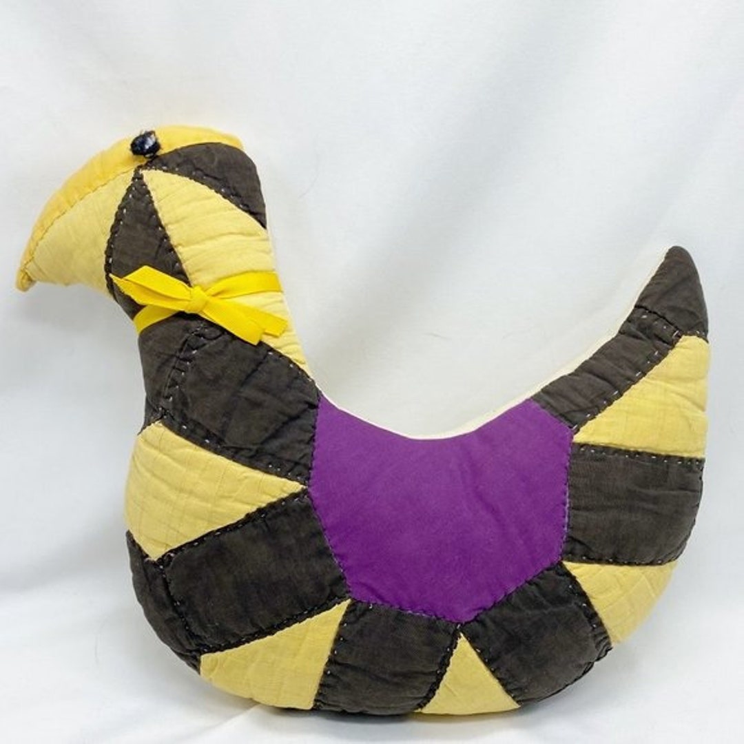 Vintage Patchwork Quilt Duck Stuffed Plush - Etsy