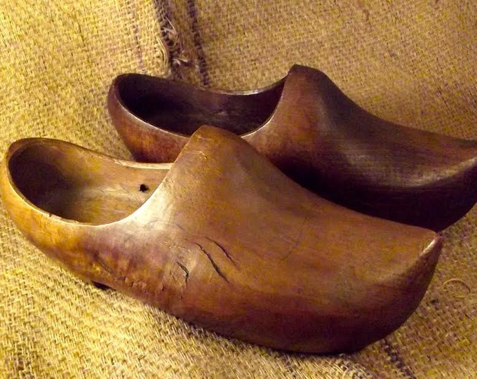 Vintage Dutch Wood Clogs Old Wooden Clogs Primitive Clogs - Etsy