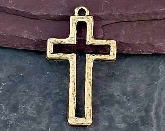 Boho Cross Pendant | Etsy