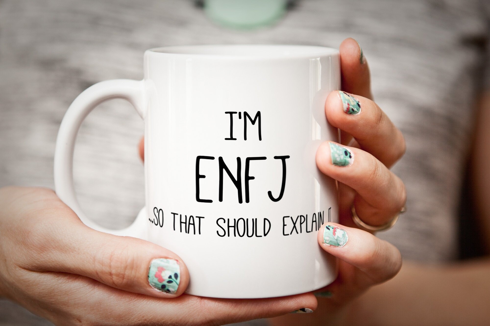 Funny Personality Type Mug ENFJ the Protagonist Myers Briggs 16 ...
