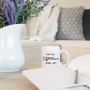 8 Bit Mug JRPG Nerd Gamer Mug Level Up Great Nerd Gift Video - Etsy