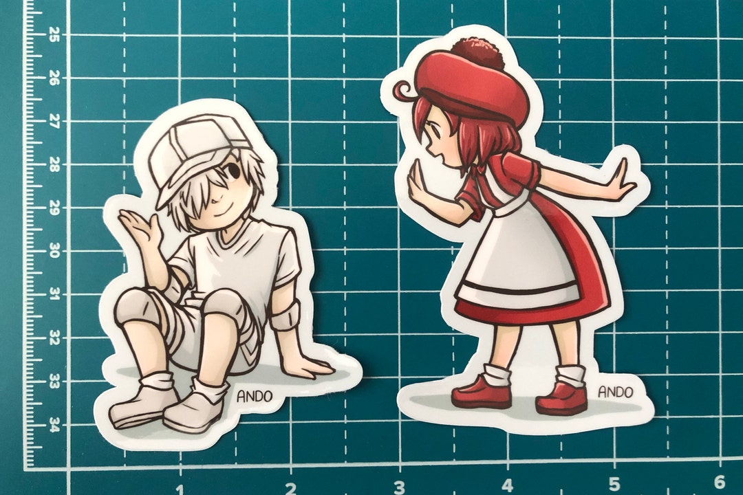 Cells at Work! Vinyl Stickers - Etsy