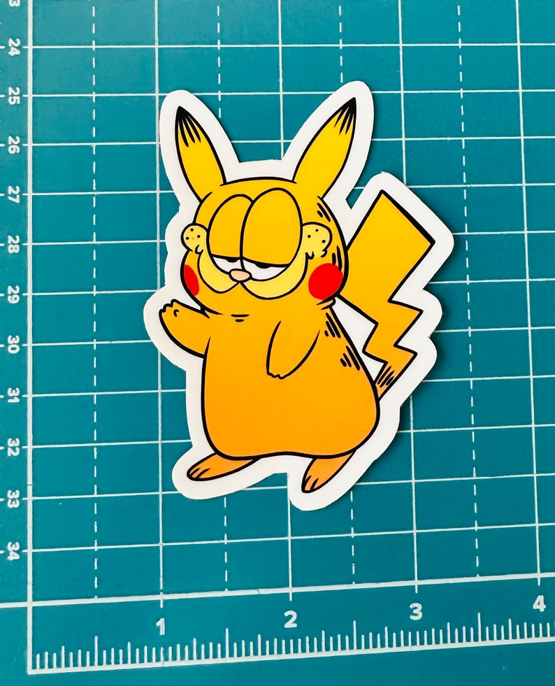 Garfichu Keychains and Stickers - Etsy