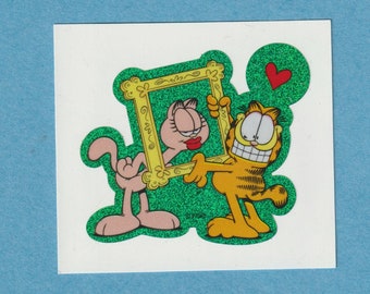 1980s 1990s Vintage Stickers Garfield the Cat by Jim - Etsy