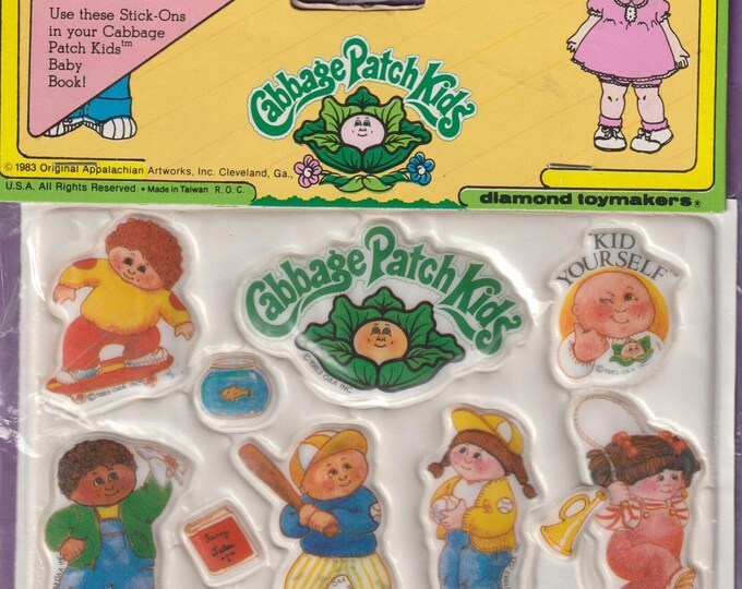 Vintage Cabbage Patch Kids Puffy Stickers #2 - Etsy
