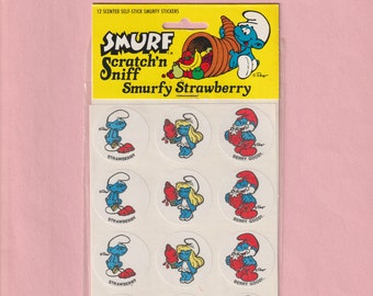 Smurf Stickers | Etsy
