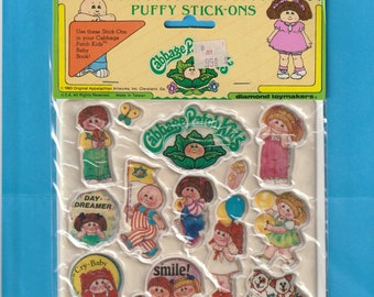 Vintage Cabbage Patch Kids Puffy Stickers From the 70s-80s. - Etsy