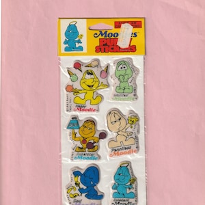 Vintage Moodies Puffy Stickers SEALED - Etsy