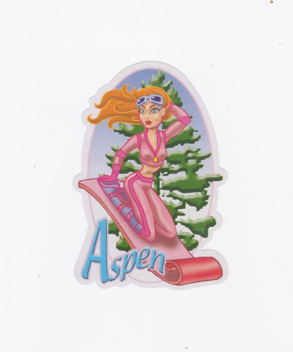 Vintage Large Vending Machine Scratch & Sniff Sticker ASPEN | Etsy