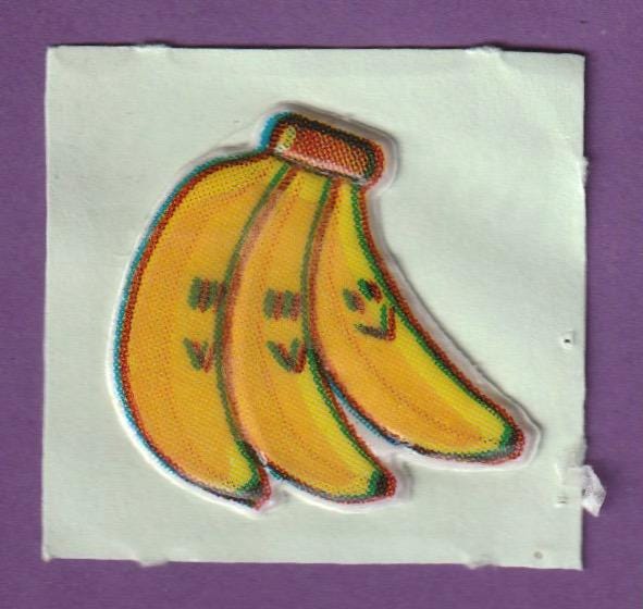Vintage 1970s MARUKAI Scratch & Sniff PUFFY Sticker BANANA - Etsy Australia