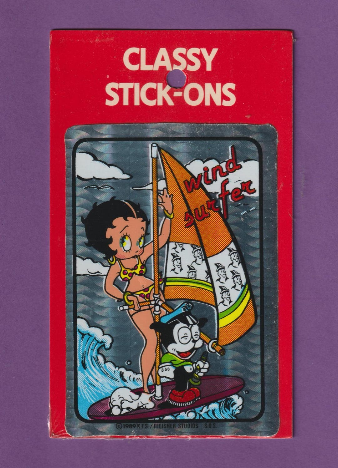 1980s Vintage Classy Stick-ons Prism BETTY BOOP Sticker #5 - Etsy