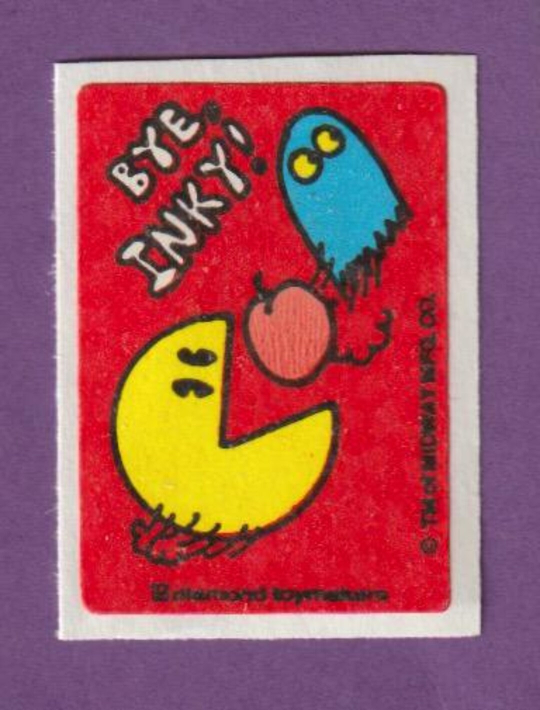 Vintage Ms. Pac Man Scratch and Sniff Sticker PEACH #2 - Etsy