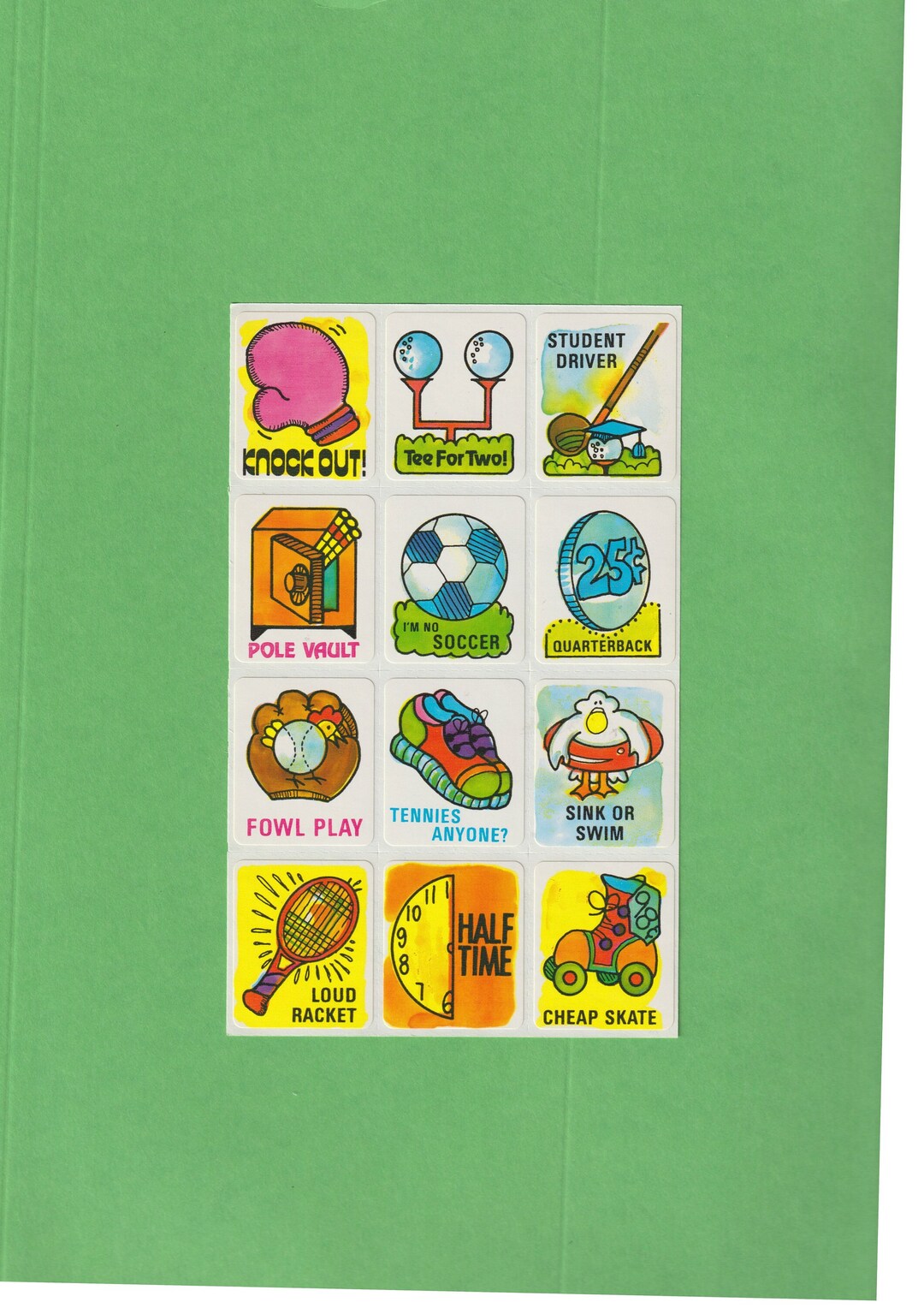 Vintage Mello Smello Punch Lines Scratch & Sniff Stickers - Etsy