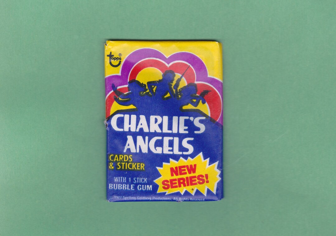 Vintage 1977 Charlies Angels Wax Pack #3 Trading Cards Stickers & Gum - Etsy