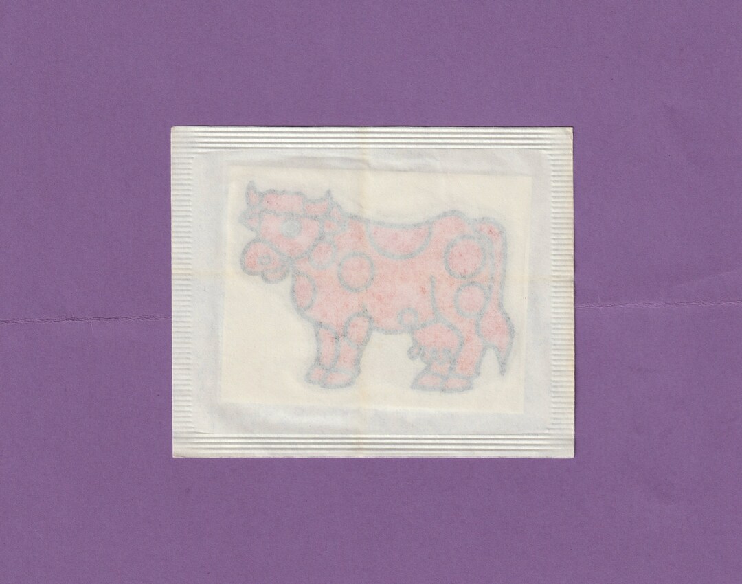 Vintage Kellogg's Cereal Premium COW Window Cling Sticker - Etsy