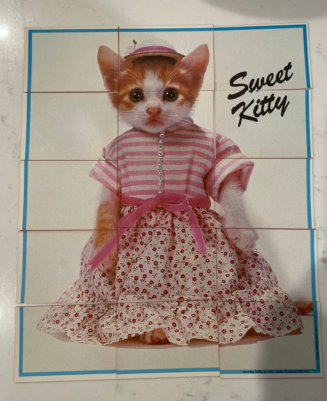 Vintage 1982 Topps Perlorian Cats Stickers Complete Set - Etsy