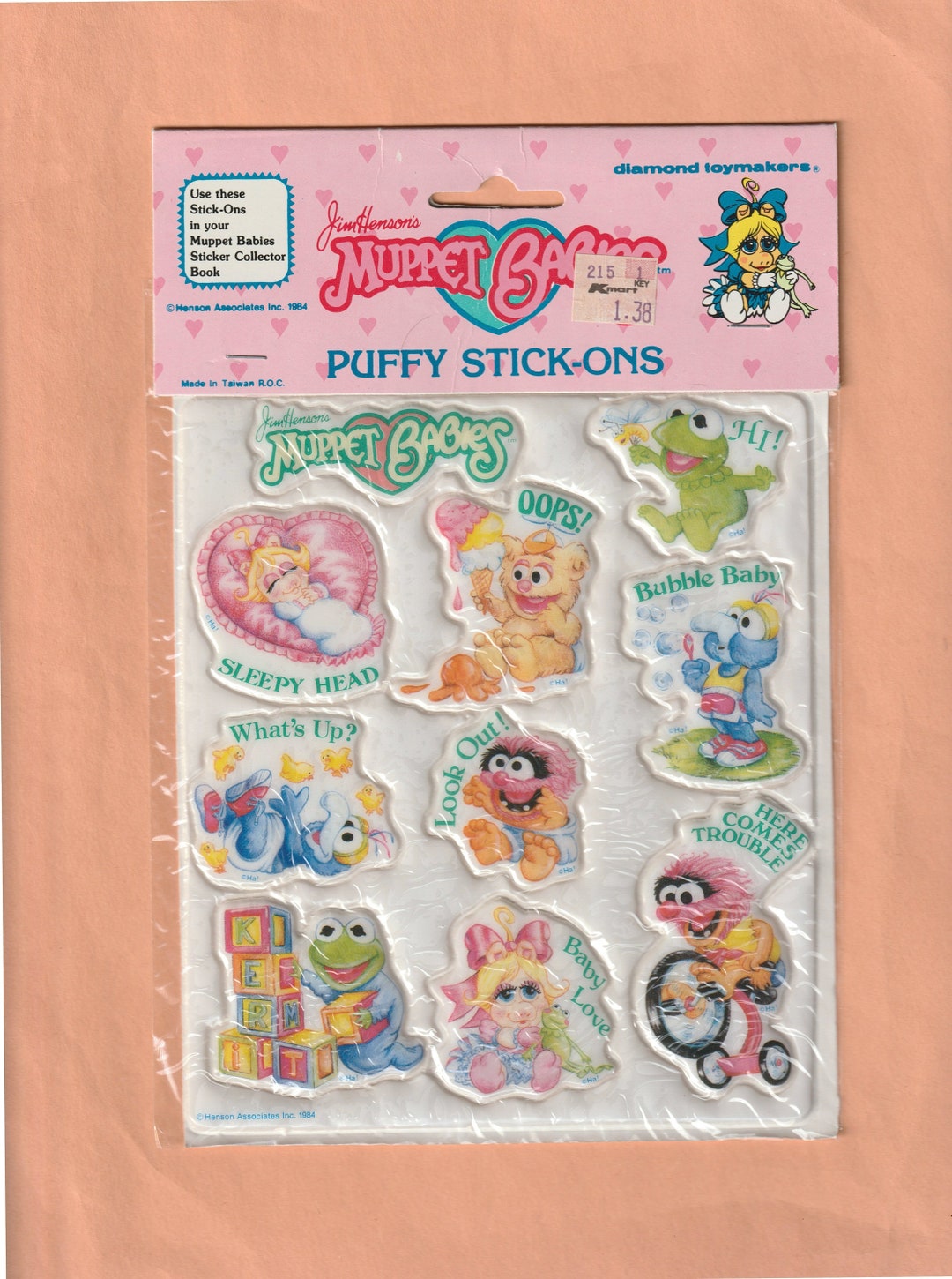 Vintage Jim Henson's Muppet Babies Puffy Stickers #4 - Etsy
