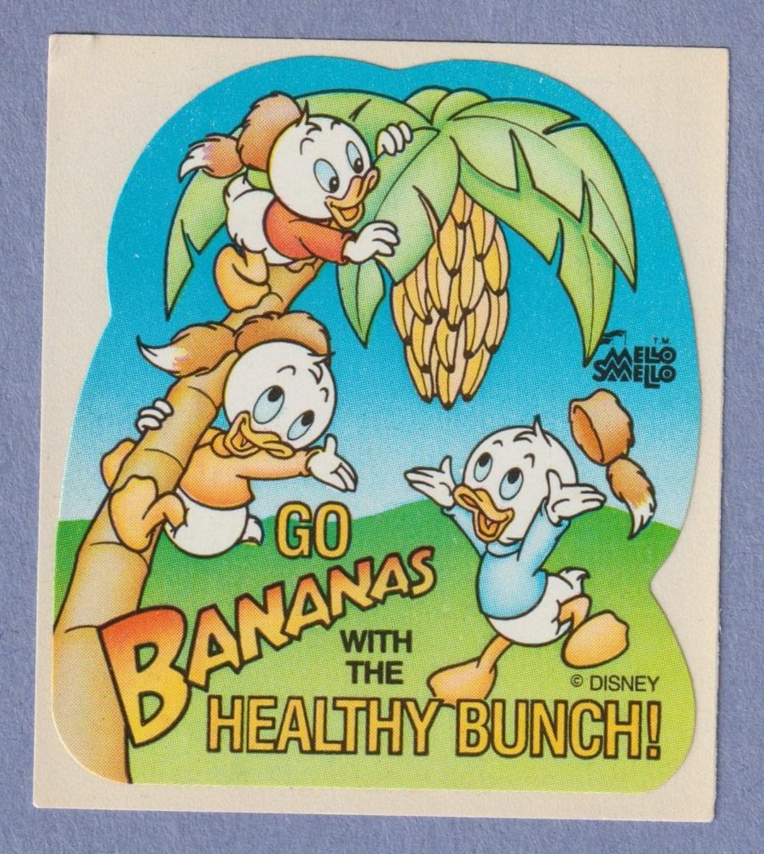 Vintage Disney Mission Nutrition Mello Smellos Scratch & Sniff Sticker ...