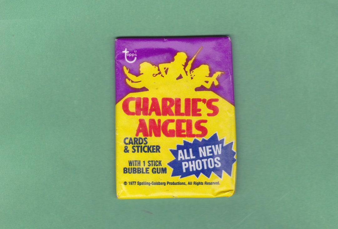 Vintage 1977 Charlies Angels Wax Pack #2 Trading Cards Stickers & Gum - Etsy