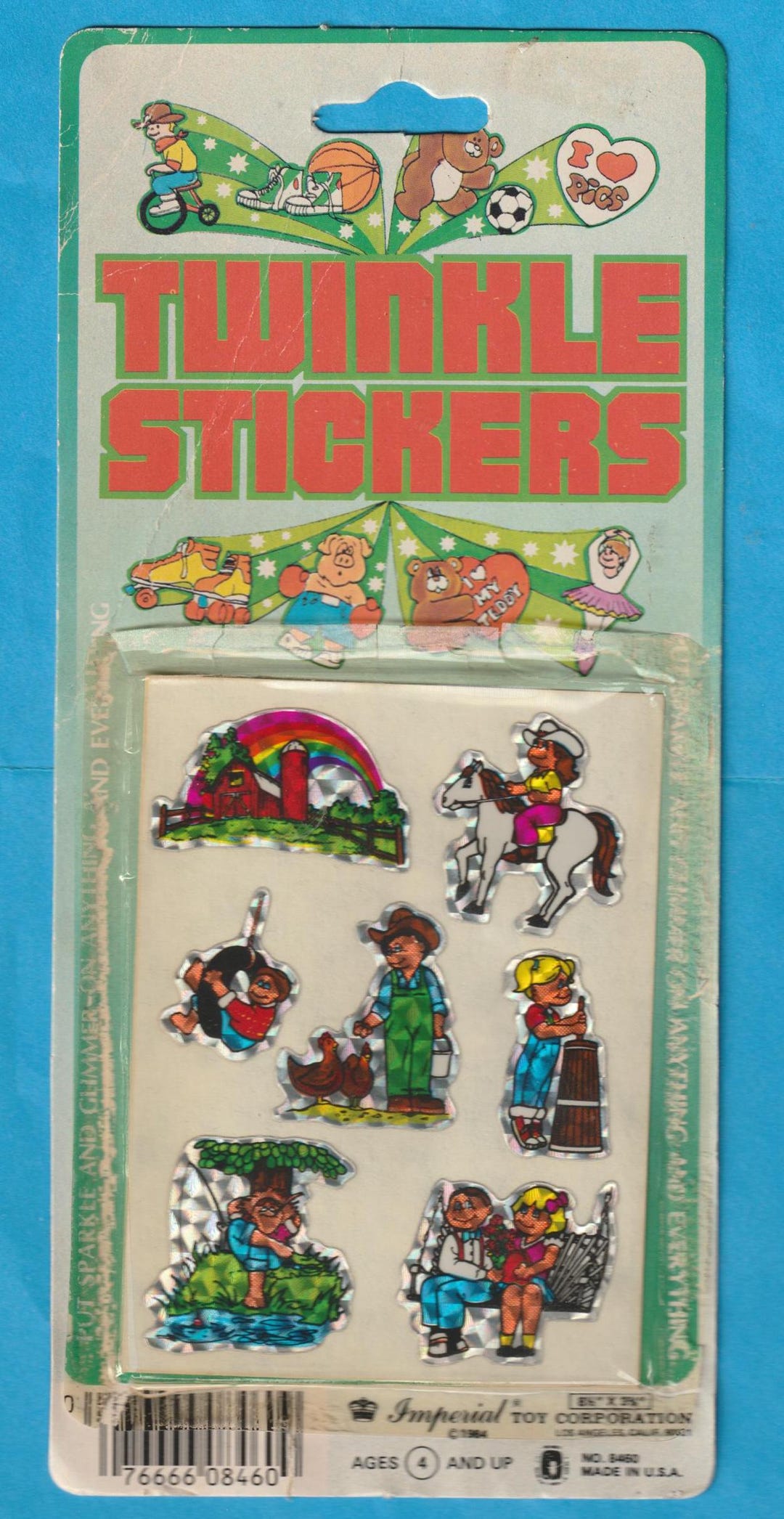 RARE Vintage Prism Twinkle Stickers Imperial Toy Co #2 - Etsy