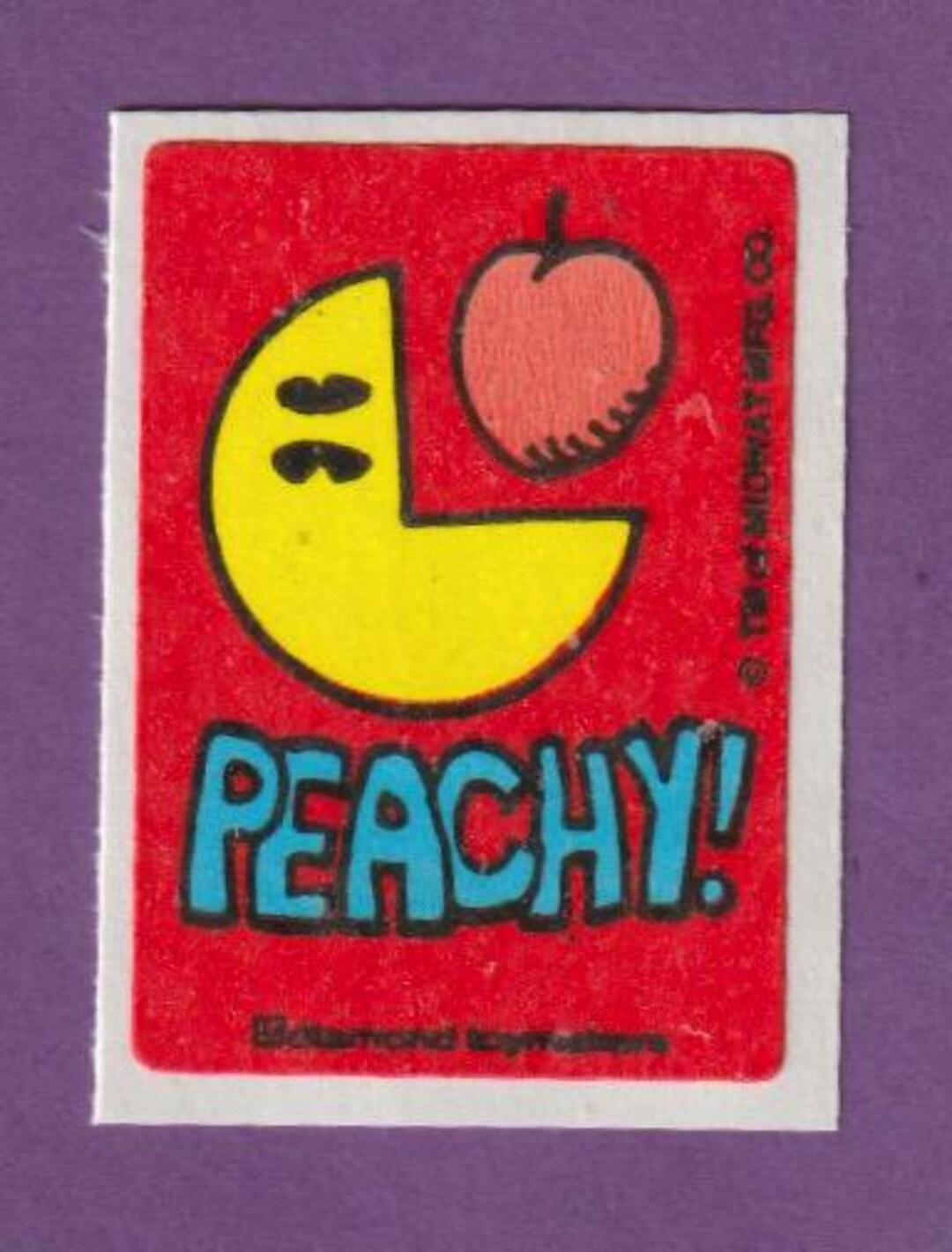 Vintage Ms. Pac Man Scratch and Sniff Sticker PEACH #4 - Etsy