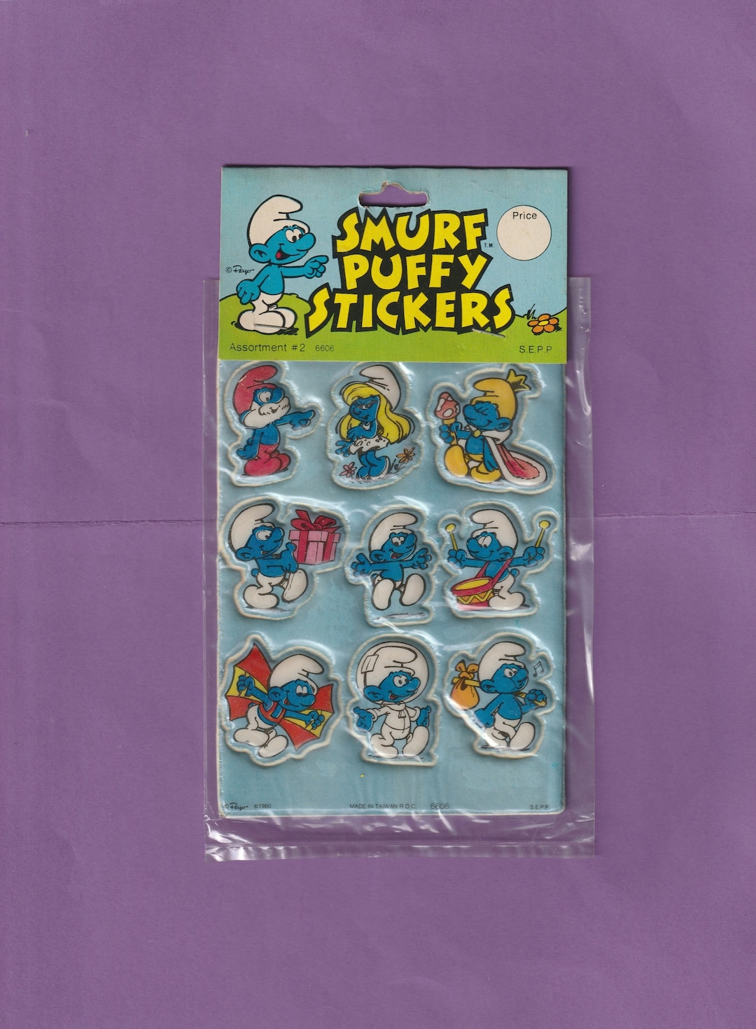 Vintage Smurf Puffy Stickers - Etsy