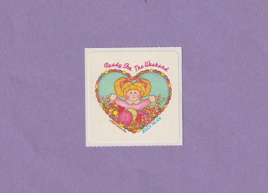 Vintage Cabbage Patch Kids Scratch & Sniff Sticker - Etsy