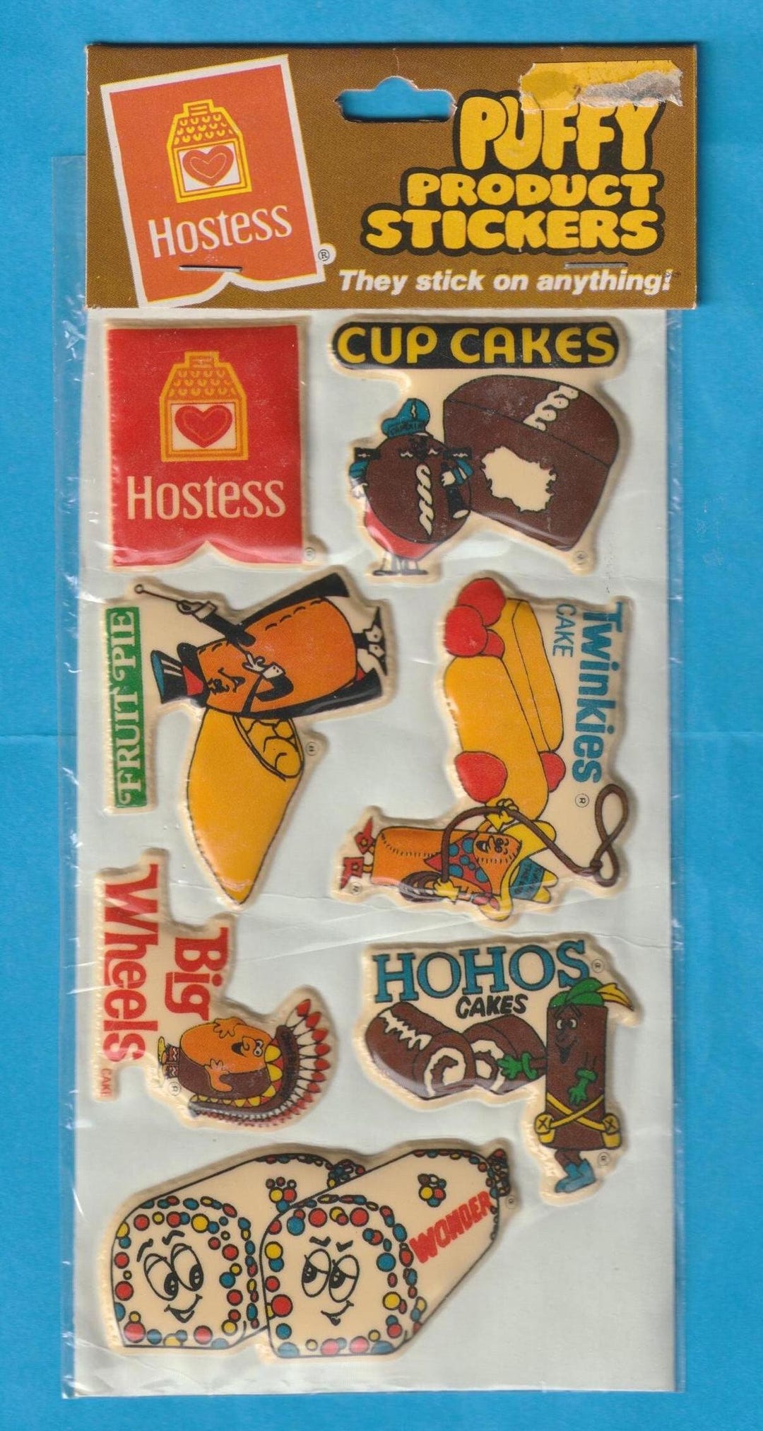 Vintage 1980s HOSTESS Puffy Stickers - Etsy