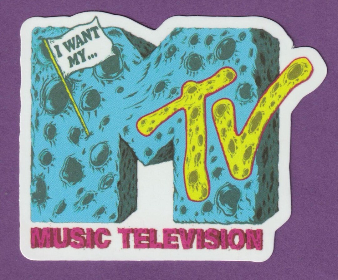 Retro MTV Sticker #4 - Etsy