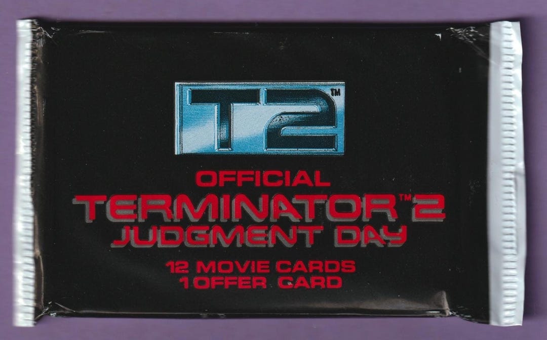 Vintage Terminator 2 Judgment Day Movie Cards - Etsy