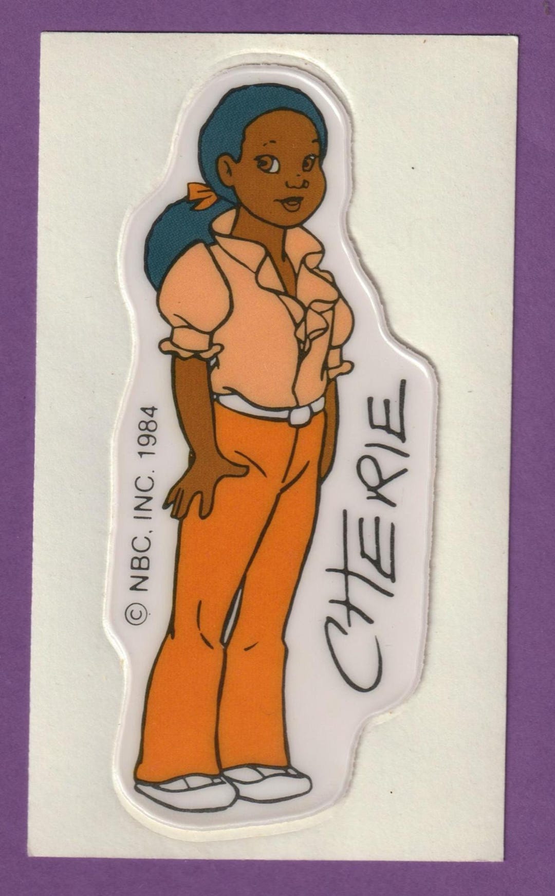 RARE Vintage LARGE 1980s Punky Brewster Sticker CHERIE - Etsy
